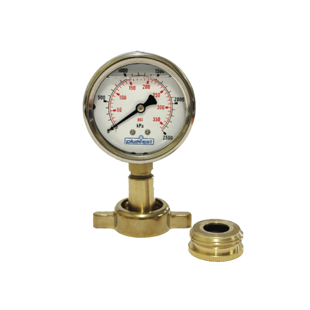 Plumtest Water Pressure Gauge 2500 kPa 20mm – Plumtest